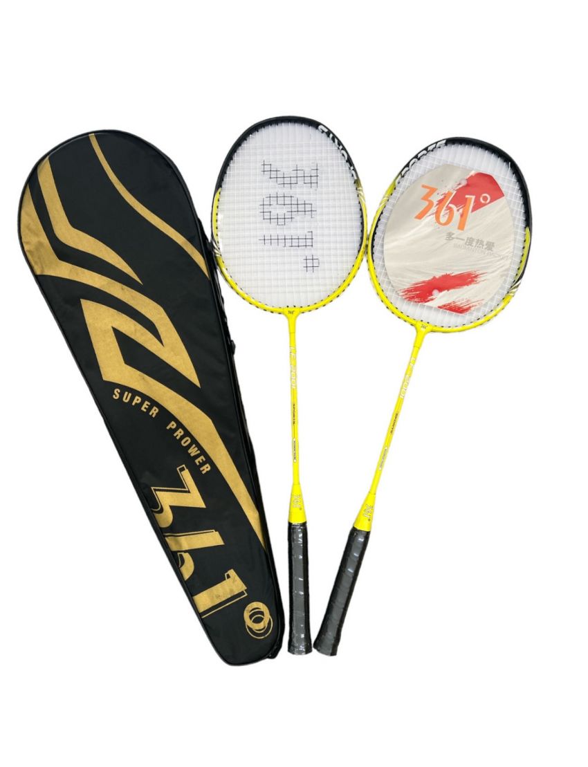 361° Aluminium Badminton Racquet (Set of 2)
